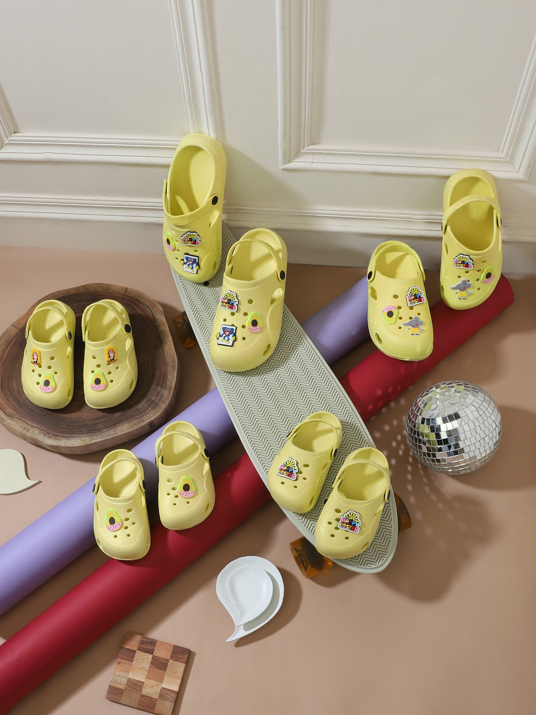 Yellow Stylish Slip-On Clogs For Kids-Unisex (TC-LCLOG1-YEL) – Truffle ...